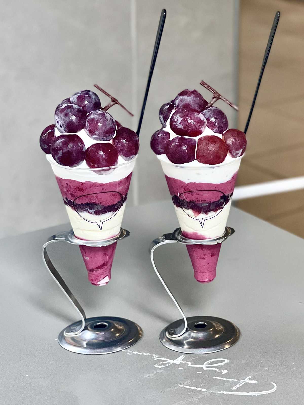 Fujifrance:Cute! Delicious! Grape Soft Cream Parfait - TRIPROUD