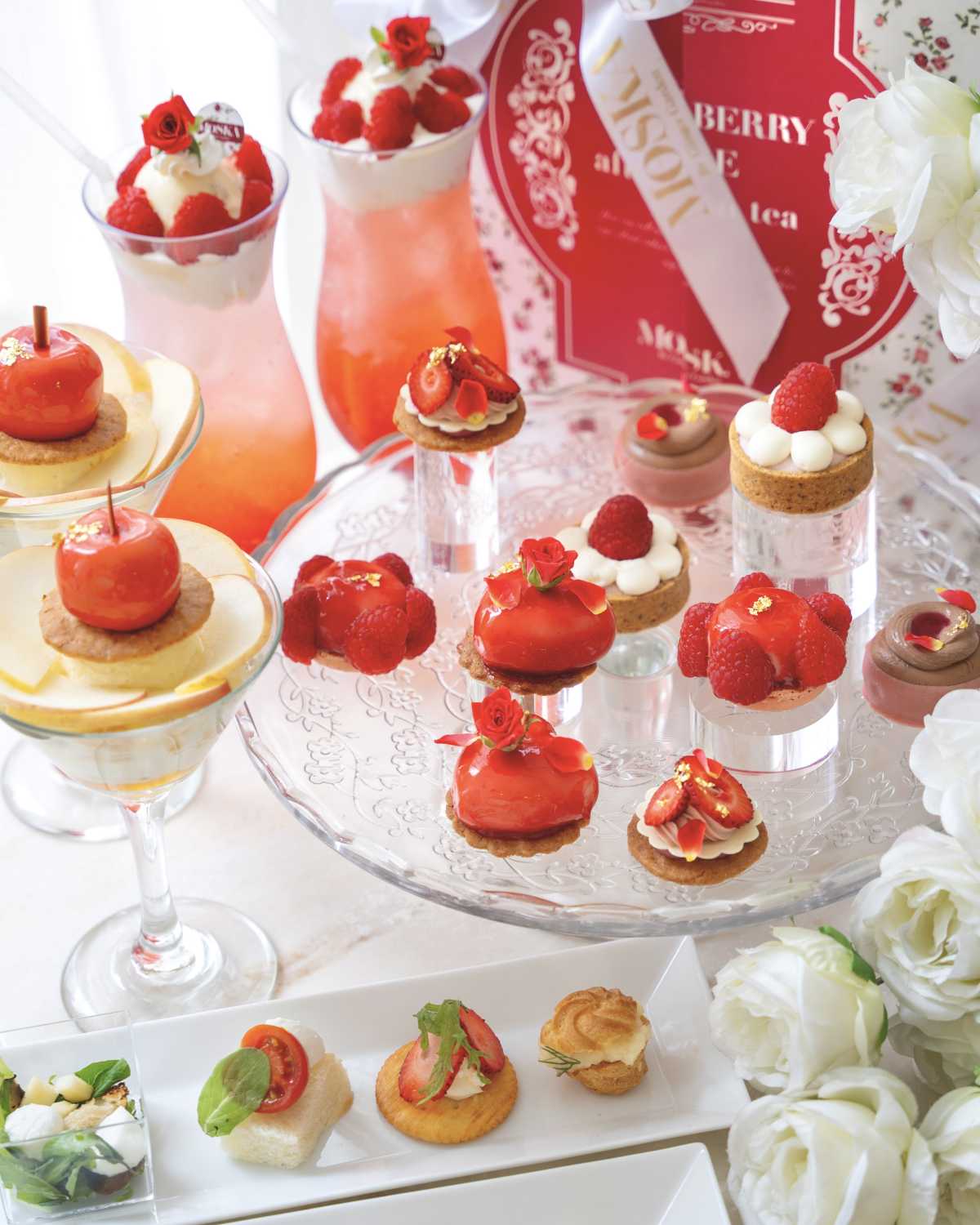 MOSKA by Ginger Garden:Afternoon Tea with Cute Apples Sprinkled with ...