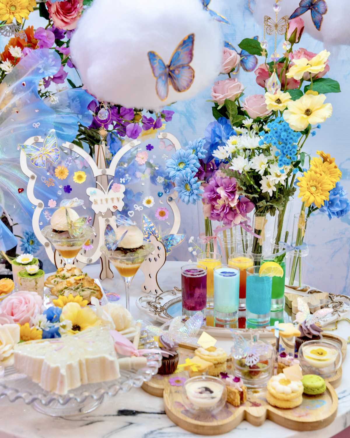 Kitty Sweets:Butterfly & Flower Afternoontea - TRIPROUD