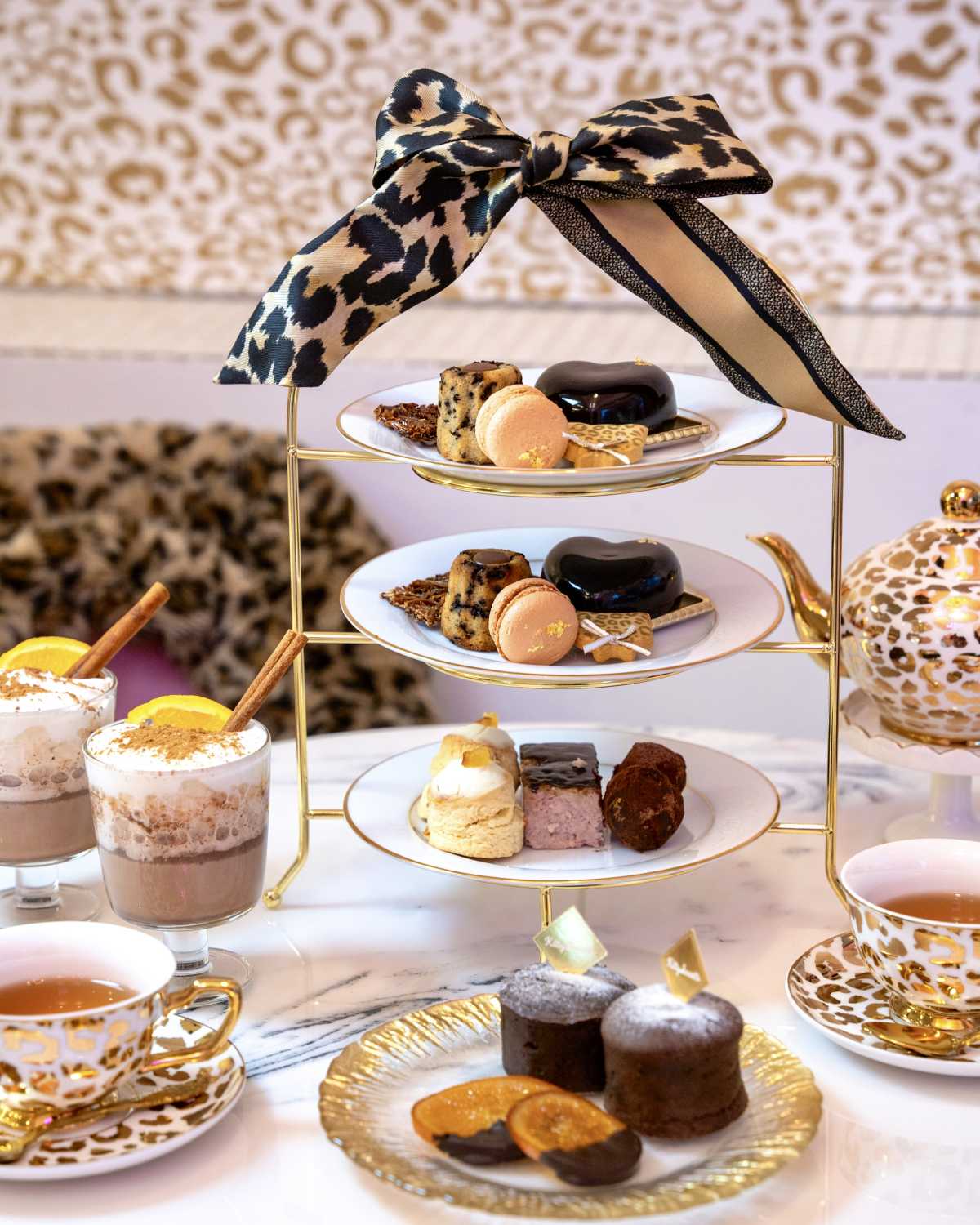 Kitty Sweets Review | Chocolate Afternoon Tea with Super Stylish Leopard Print - TRIPROUD