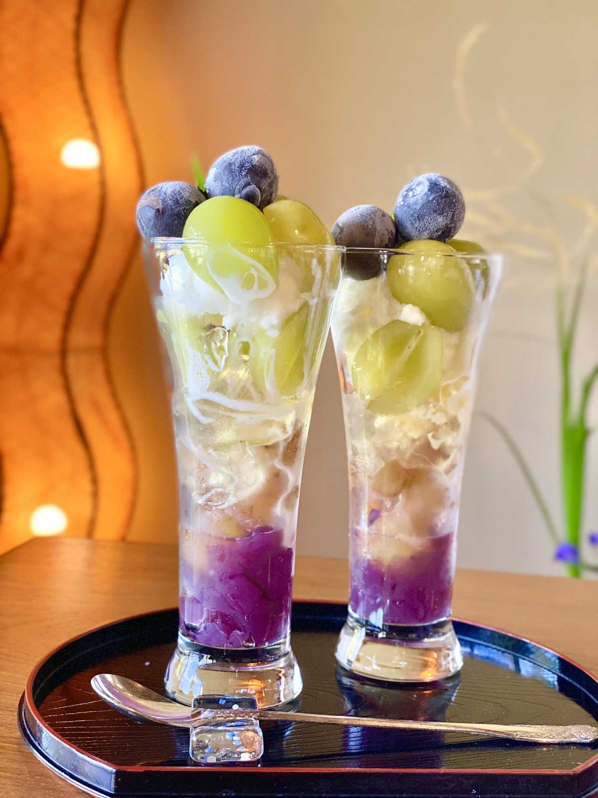Anko:Large Shine Muscat and Kyoho Grape Parfait - TRIPROUD