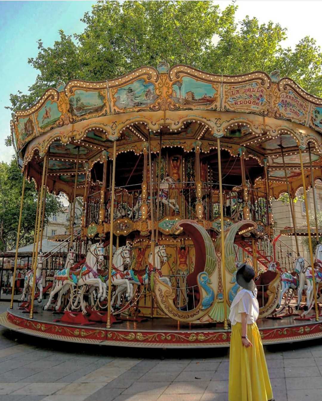 Historic Centre of Avignon Review | Antique Carousel In A Small Town ...