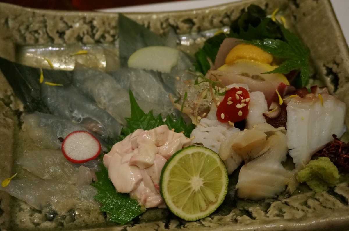 Aji no Ki Review | A Chef's Special Assorted Sashimi Of A Filefish ...