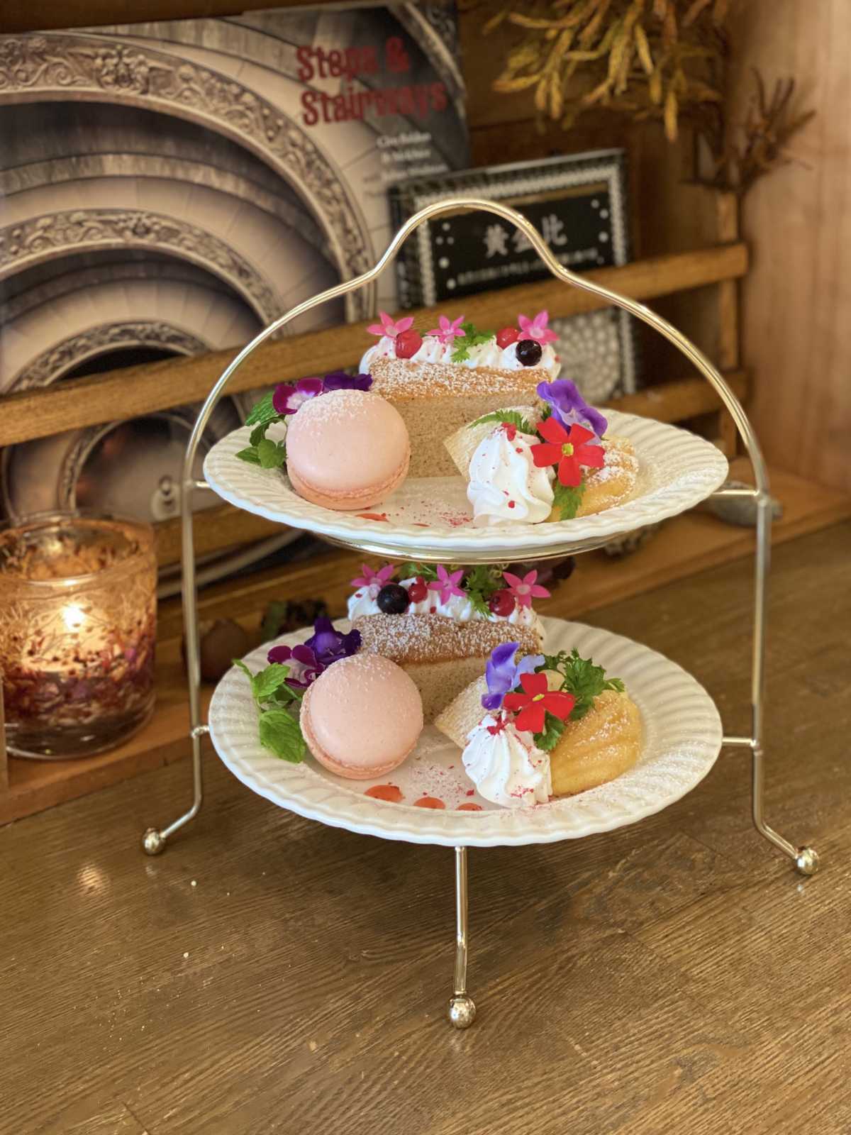 Flowery Cafe Cachette:移転&新オープン。お花カフェで頂く可愛すぎるアフタヌーンティー - TRIPROUD