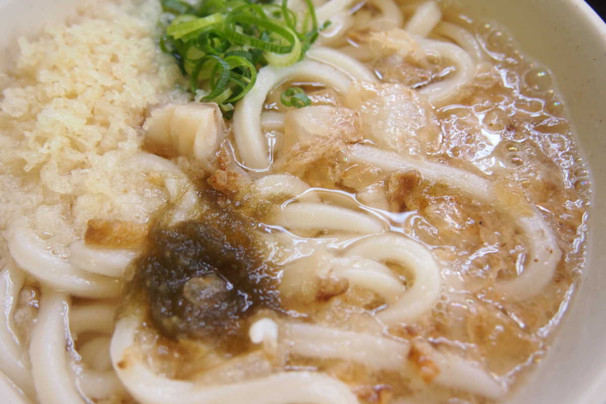 Tamoya Main Store:Kasu-udon Noodle With A Good Savory Smell - TRIPROUD